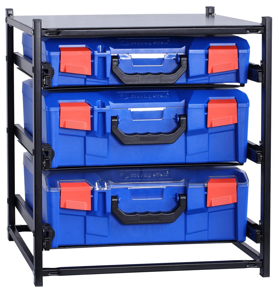 SFS2LA1SA-BL - StorageTek Frame complete with 2 Large and 1 Small ABS ...