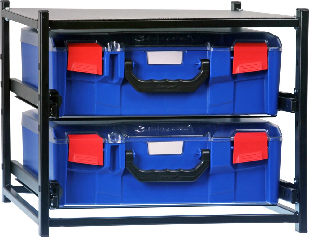 SFS2LA-BL - StorageTek Frame complete with 2 Large ABS cases with PC ...